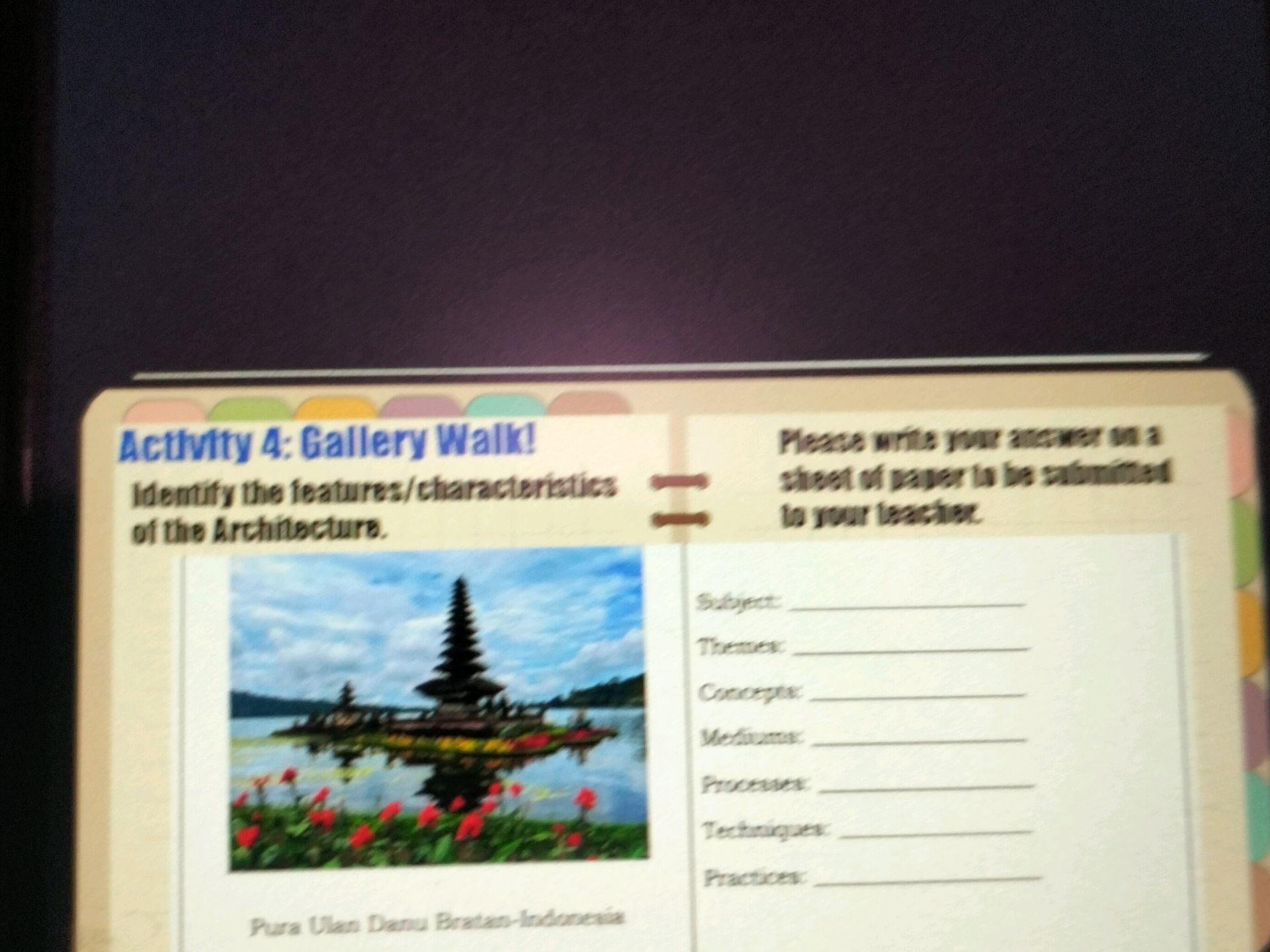 Activity 4: Gallery Walk! Identify the | StudyX
