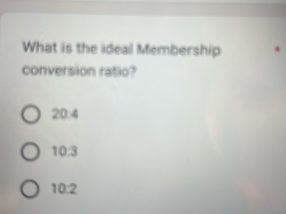 What is the ideal Membership conversion | StudyX