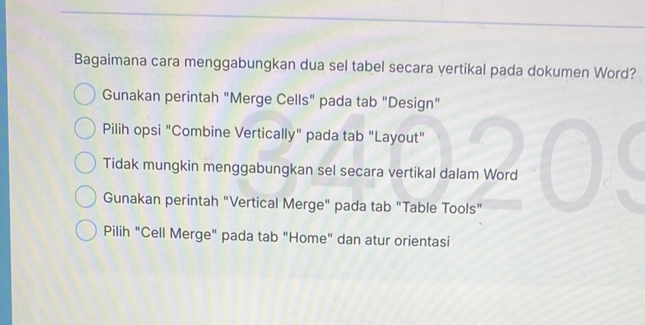 Bagaimana cara menggabungkan dua sel tabel | StudyX