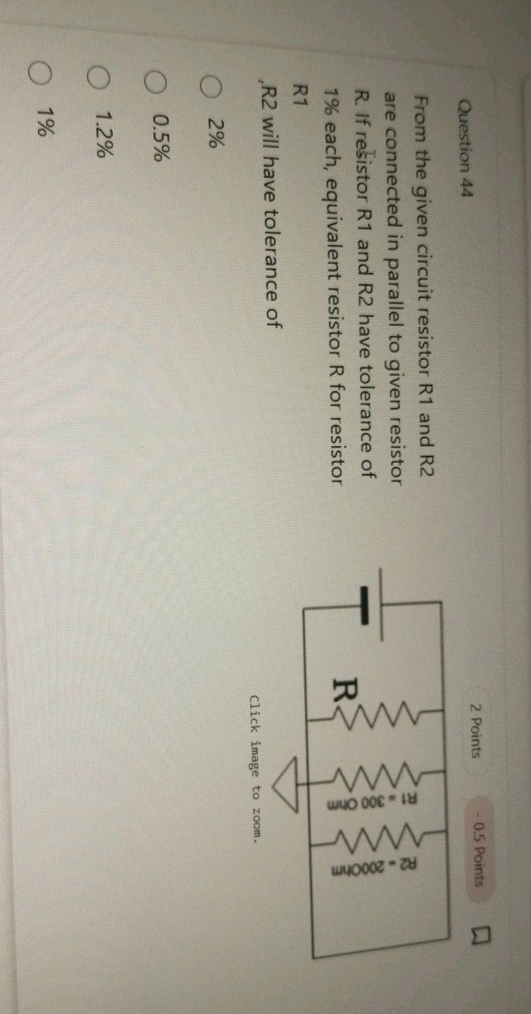 From the given circuit resistor R1 and R2 | StudyX