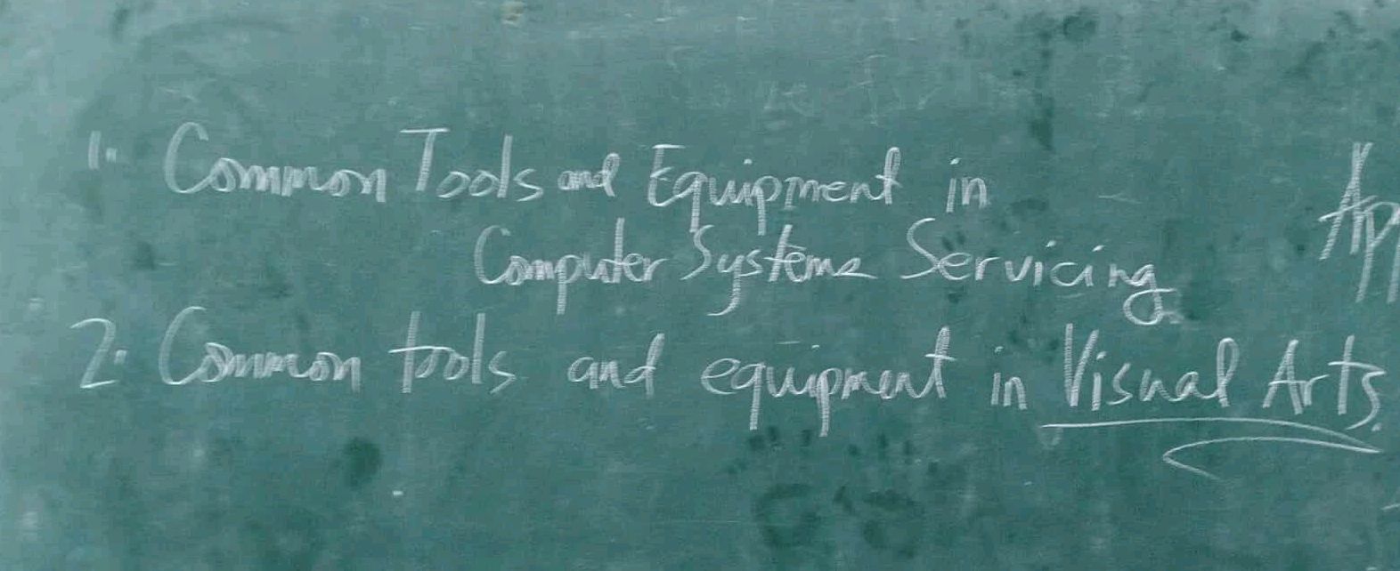 1. Common Tools and Equipment in Computer | StudyX