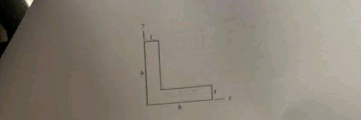 The image shows an L-shaped structure with | StudyX