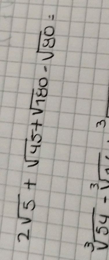 Simplifying Radical Expressions: 2√5 + √45 + | StudyX