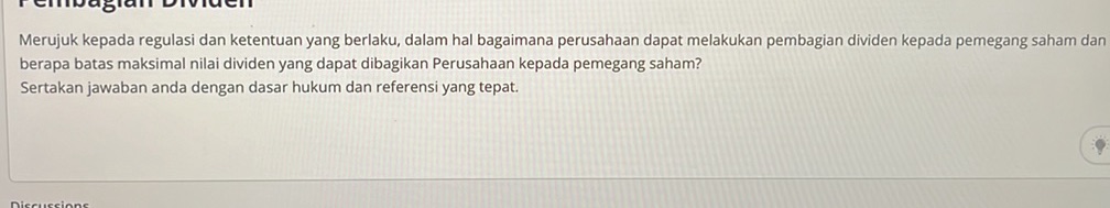 Merujuk kepada regulasi dan ketentuan yang | StudyX