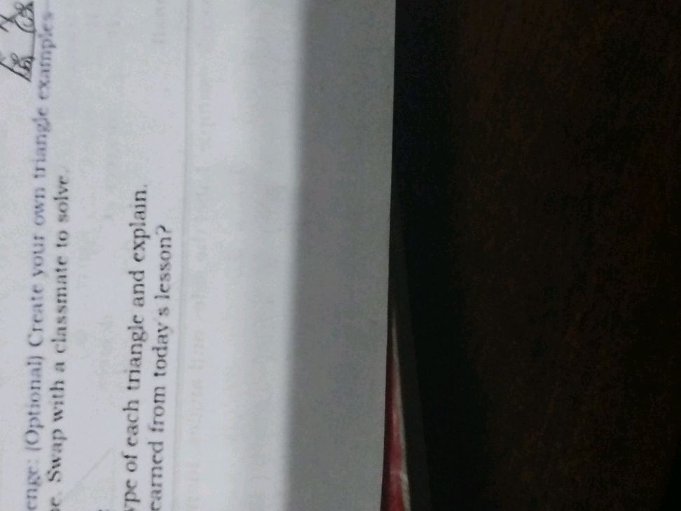 Create your own triangle examples. Swap with | StudyX