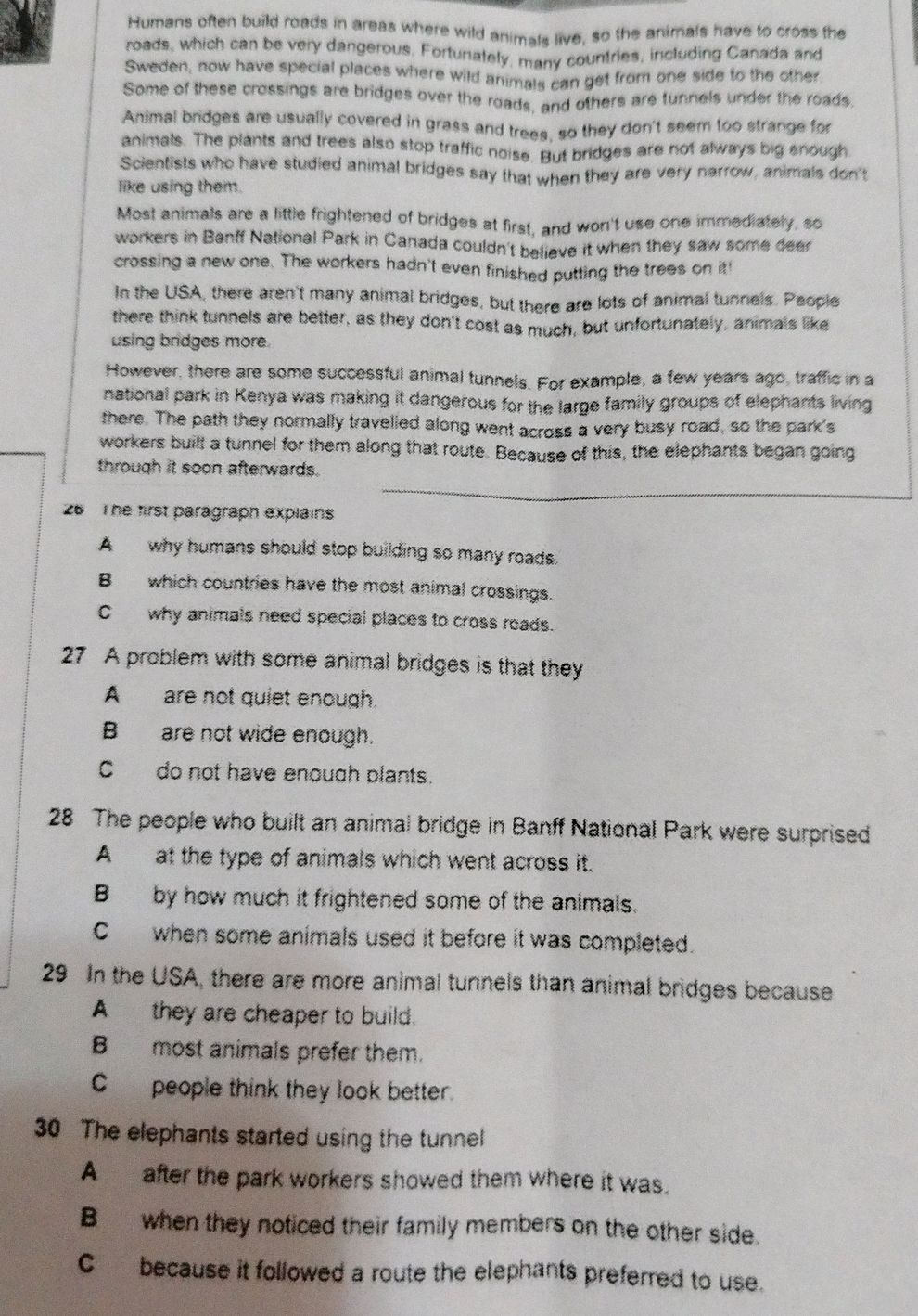 26 The first paragraph explains A why | StudyX