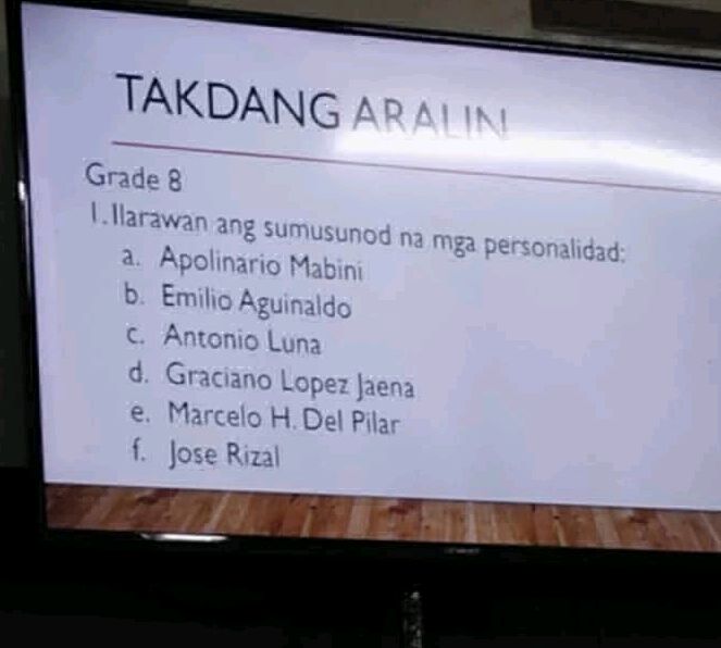 1. Ilarawan ang sumusunod na mga | StudyX