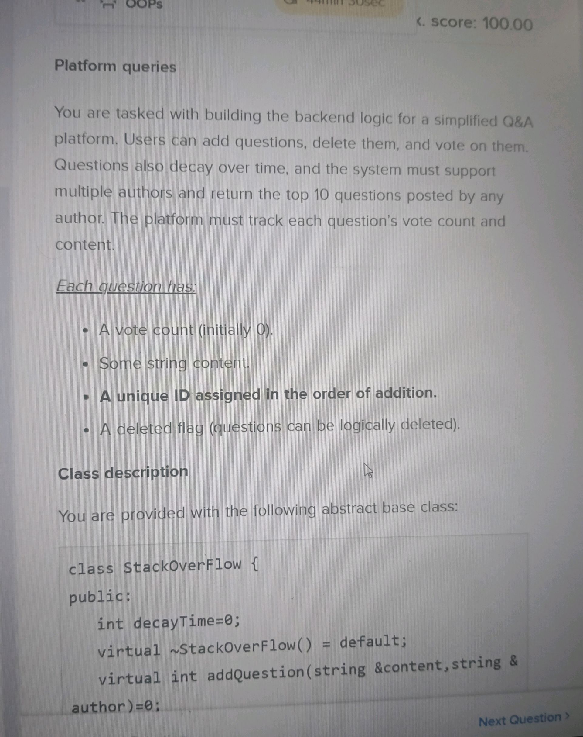 You are tasked with building the backend | StudyX