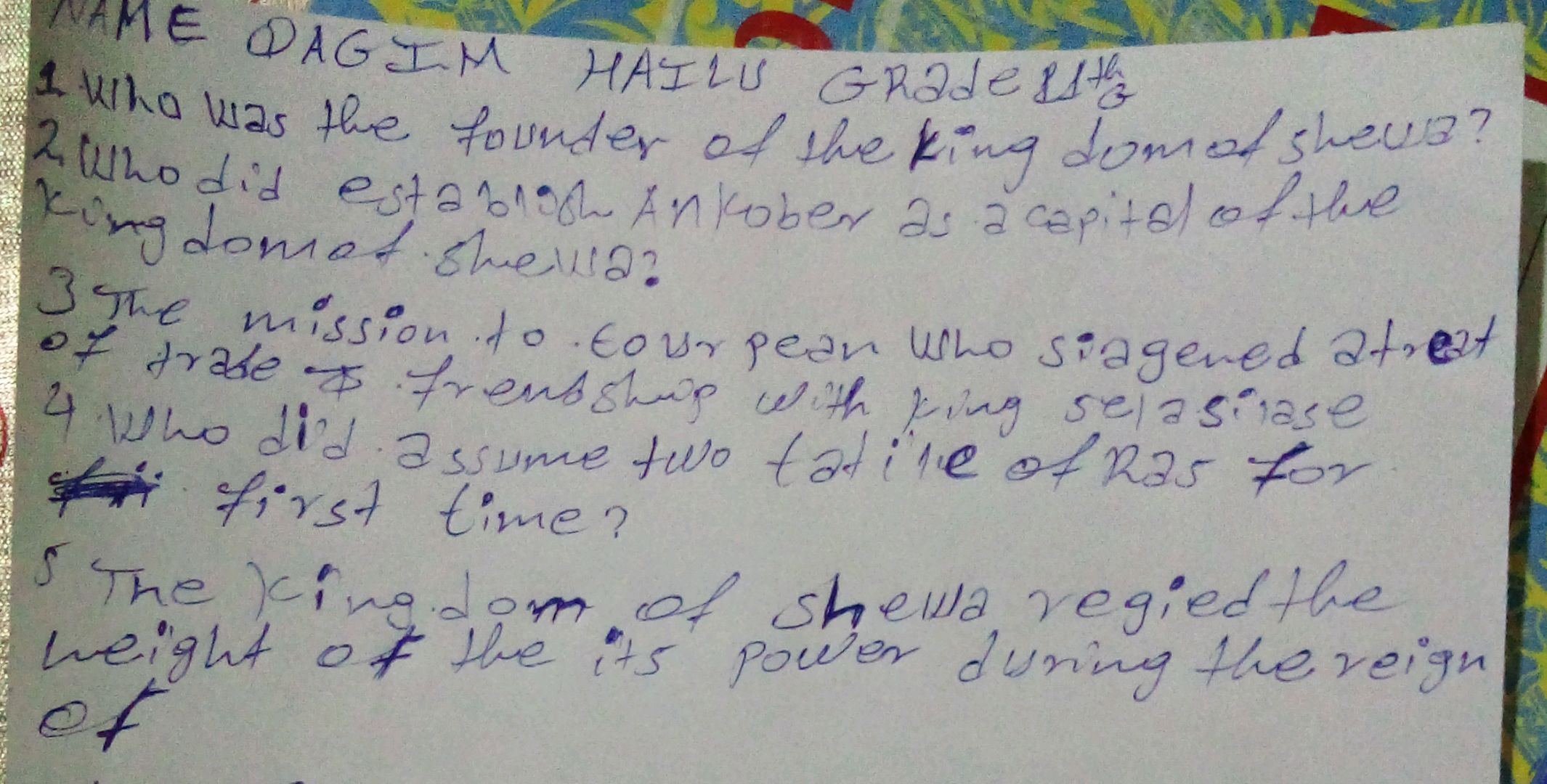 1. Who was the founder of the king domod | StudyX