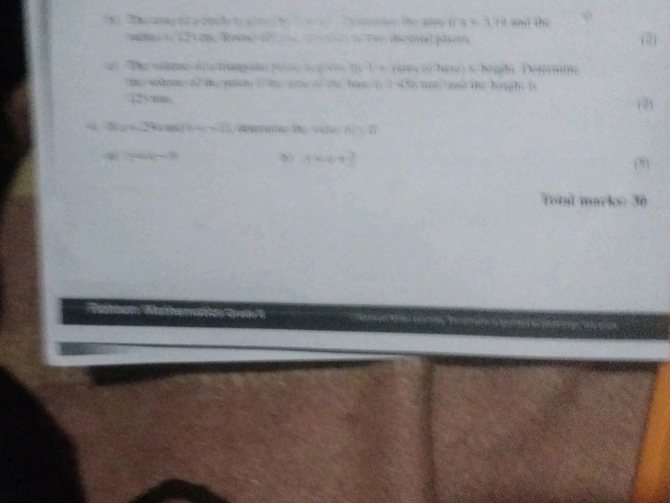 3. The area of a circle is \( r^2\). | StudyX