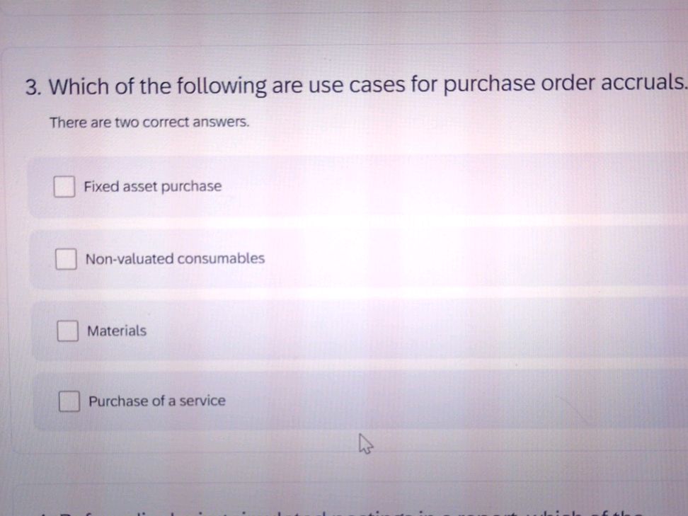 3. Which of the following are use cases for | StudyX