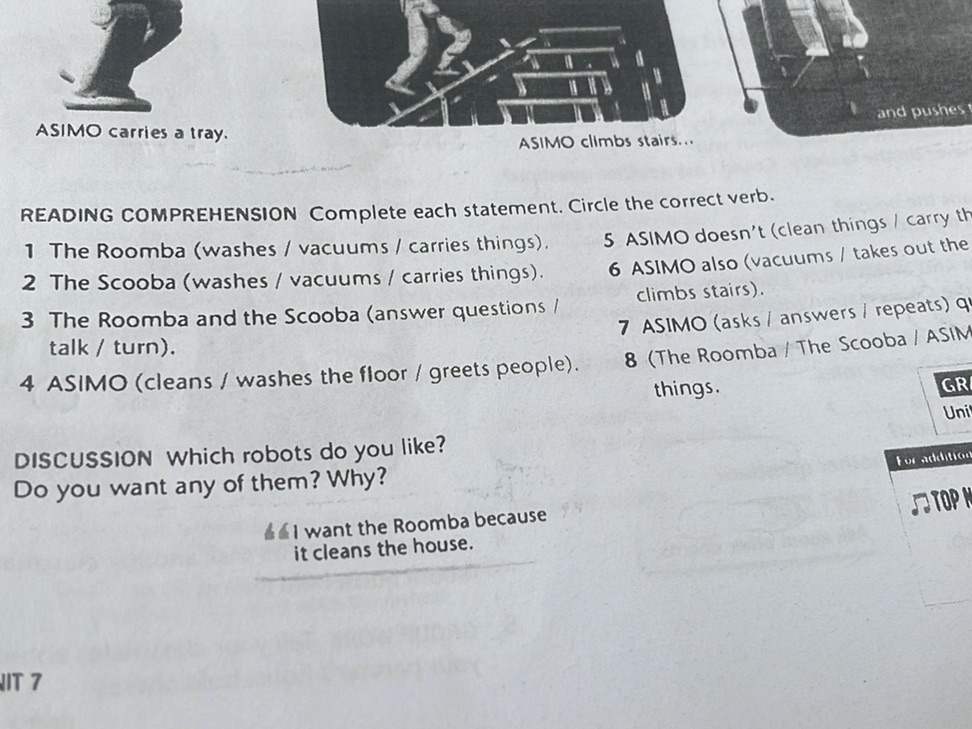 READING COMPREHENSION Complete each | StudyX