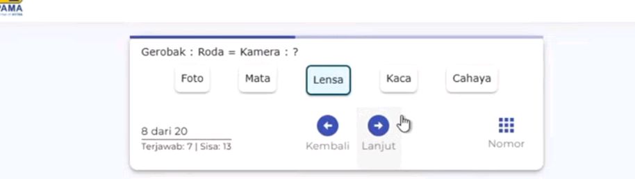 Gerobak : Roda = Kamera : ? Foto Mata Lensa | StudyX
