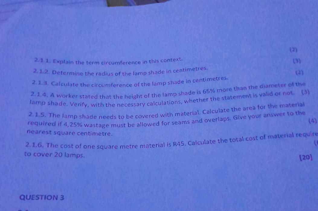 2.1.1. Explain the term circumference in | StudyX