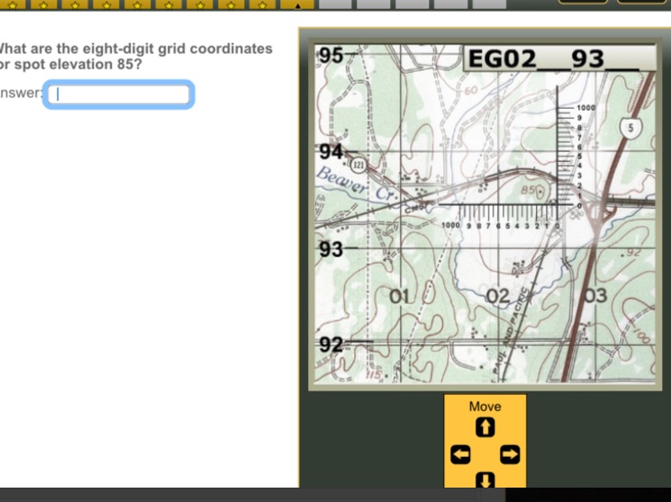 What are the eight-digit grid coordinates or