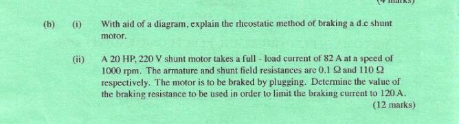 (b) (i) With aid of a diagram, explain the | StudyX