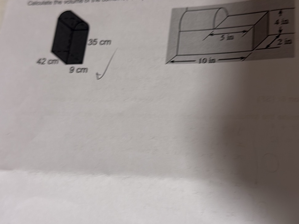 Calculate the volume of the combined shape. | StudyX