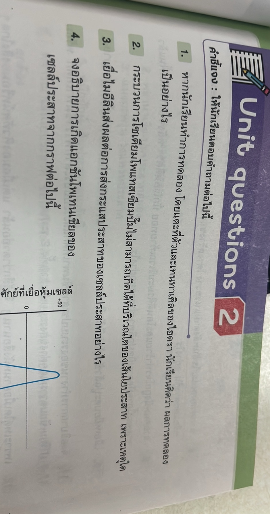 Unit questions 2 คำชี้แจง : | StudyX