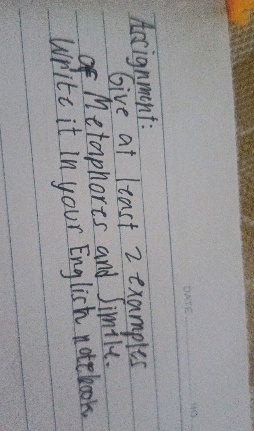 Assignment: Give at least 2 examples of | StudyX