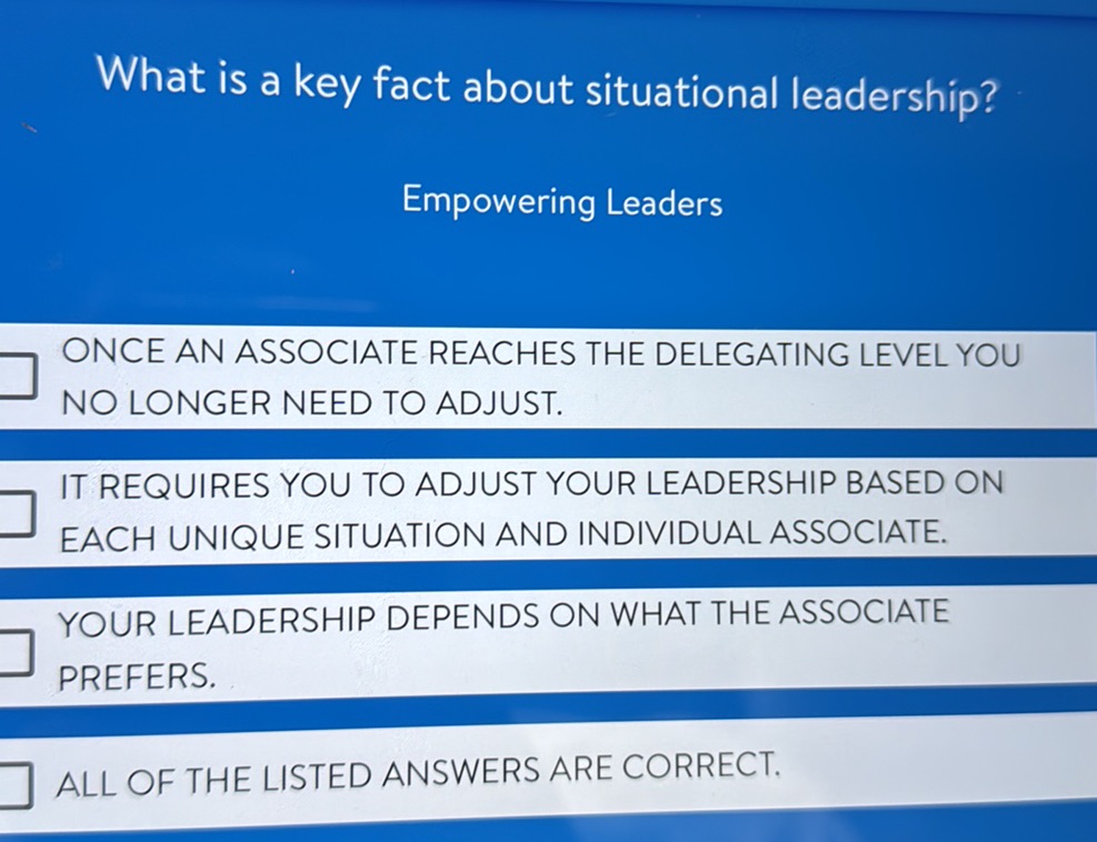 What is a key fact about situational | StudyX
