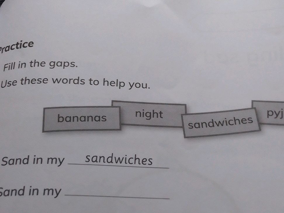 Fill in the gaps. Use these words to help | StudyX