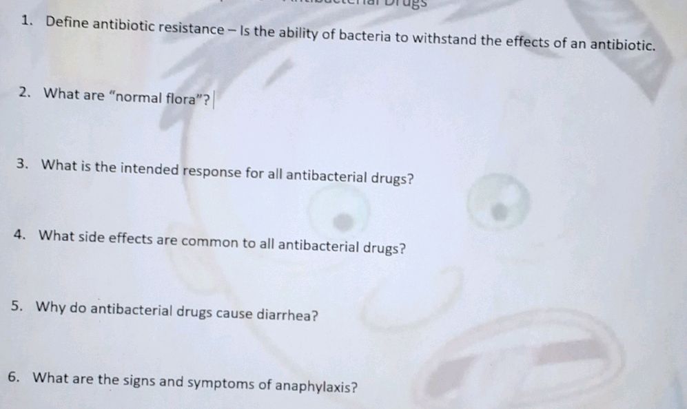 1. Define antibiotic resistance - Is the | StudyX