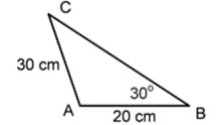 The image shows a triangle ABC with the | StudyX