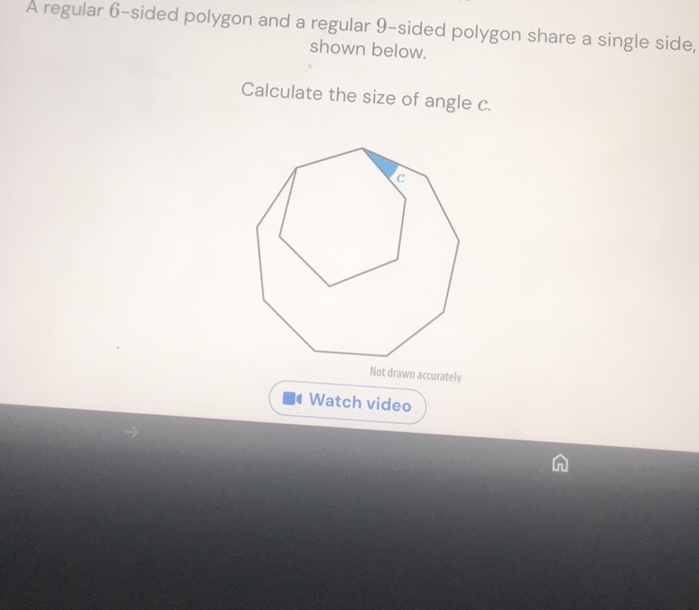 A regular 6-sided polygon and a regular | StudyX
