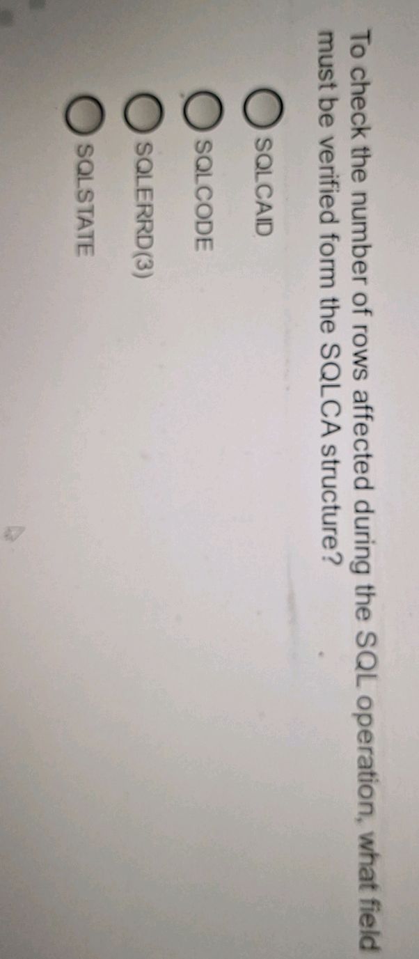 To check the number of rows affected during | StudyX