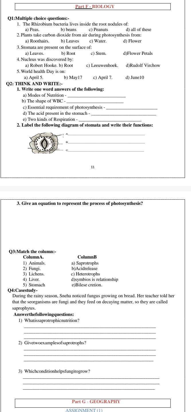 Q1: Multiple choice questions:- 1. The | StudyX