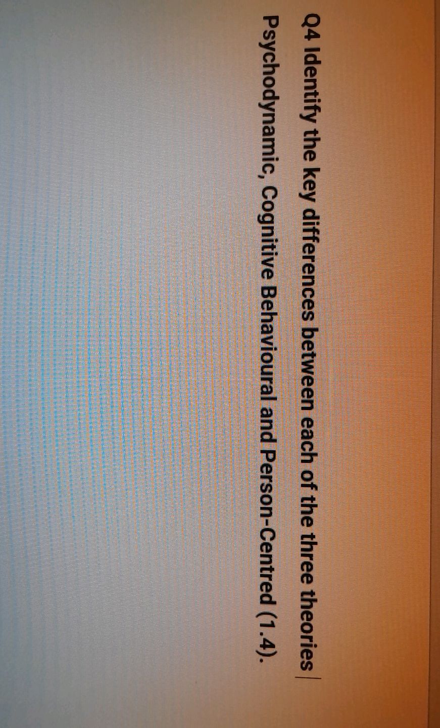 Q4 Identify the key differences between each | StudyX