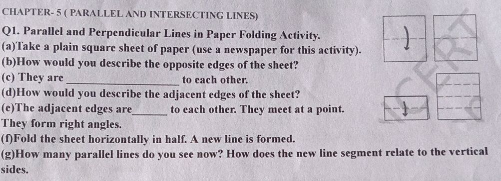 Q1. Parallel and Perpendicular Lines in | StudyX