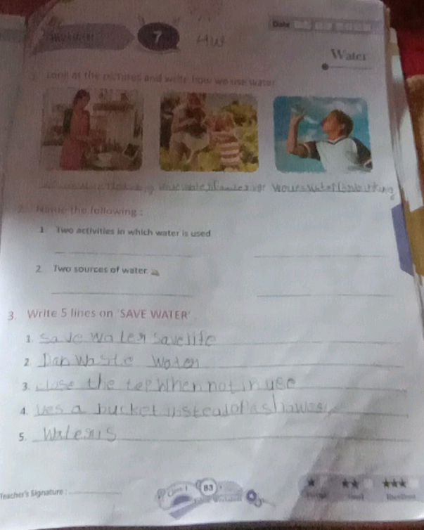Look at the pictures and write how we use | StudyX