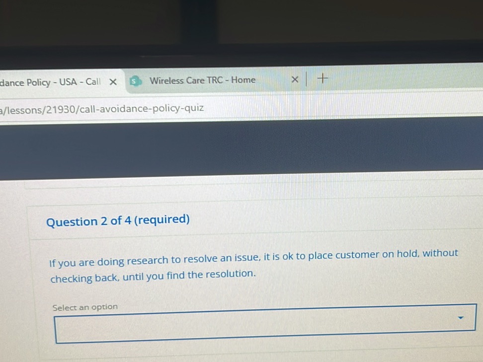 Question 2 of 4 (required) If you are doing | StudyX