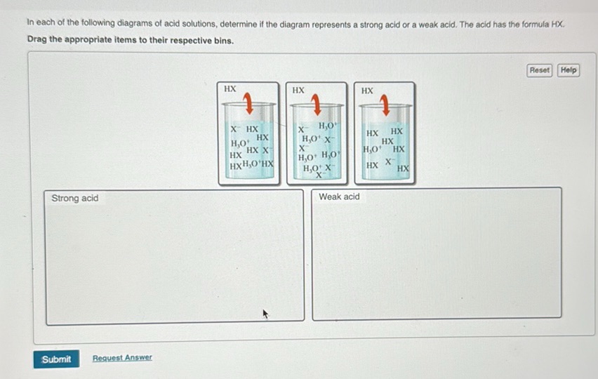 In each of the following diagrams of acid | StudyX