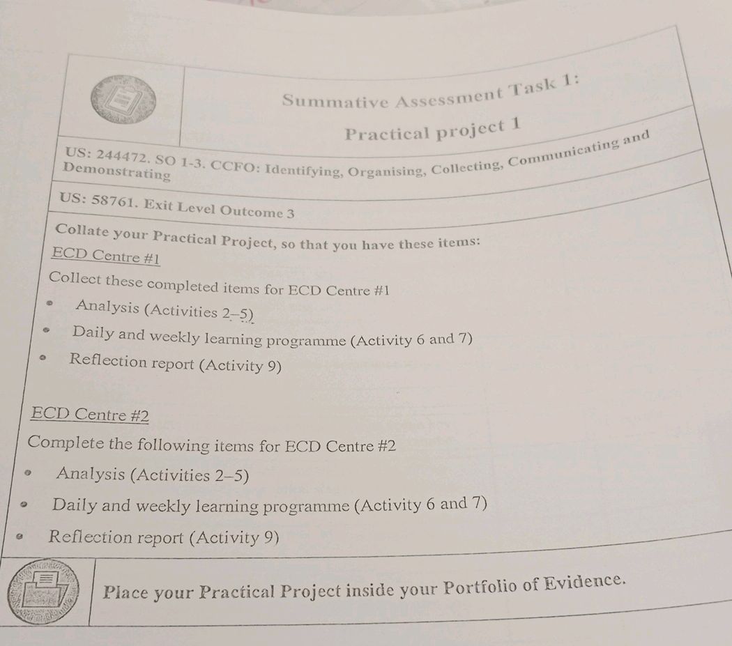 Summative Assessment Task 1: Practical | StudyX