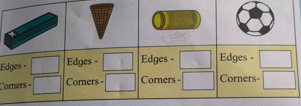Identifying Edges and Corners of 3D Shapes | StudyX