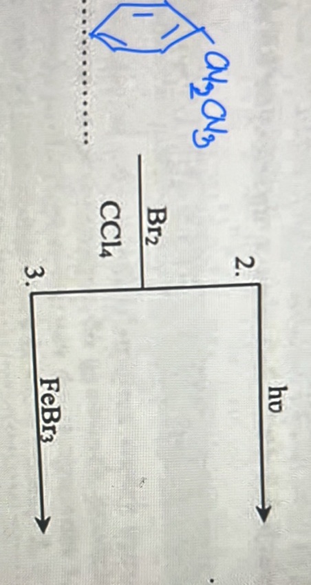 The image shows a reaction scheme. The | StudyX