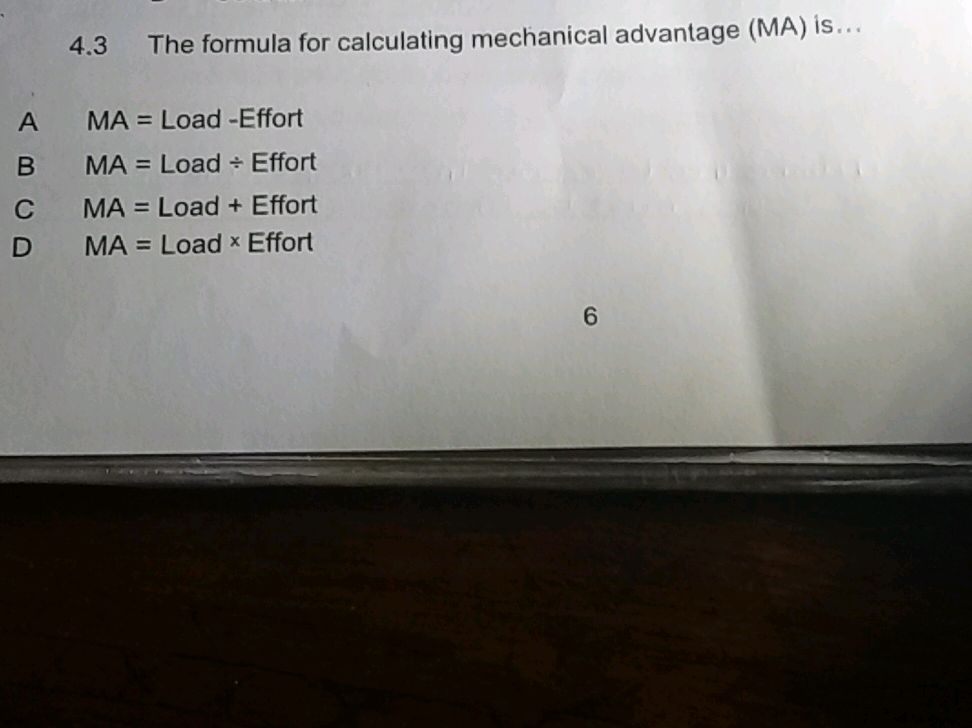 4.3 The formula for calculating mechanical | StudyX