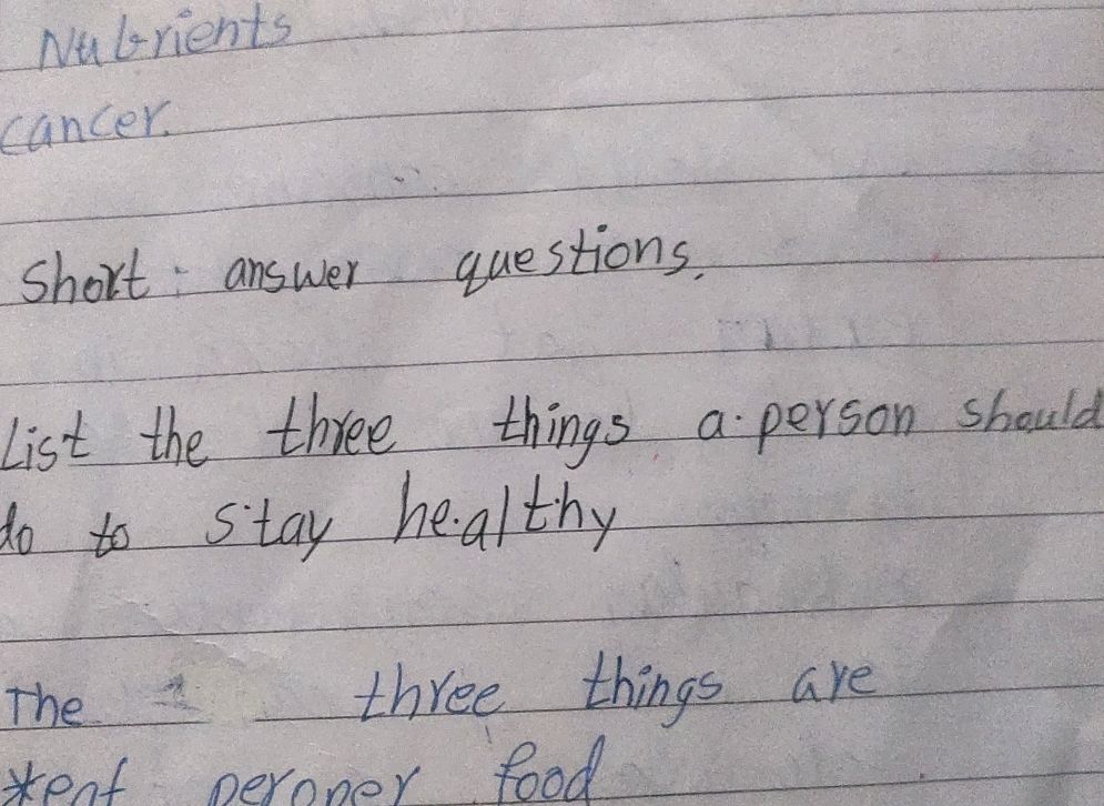 List the three things a person should do to | StudyX