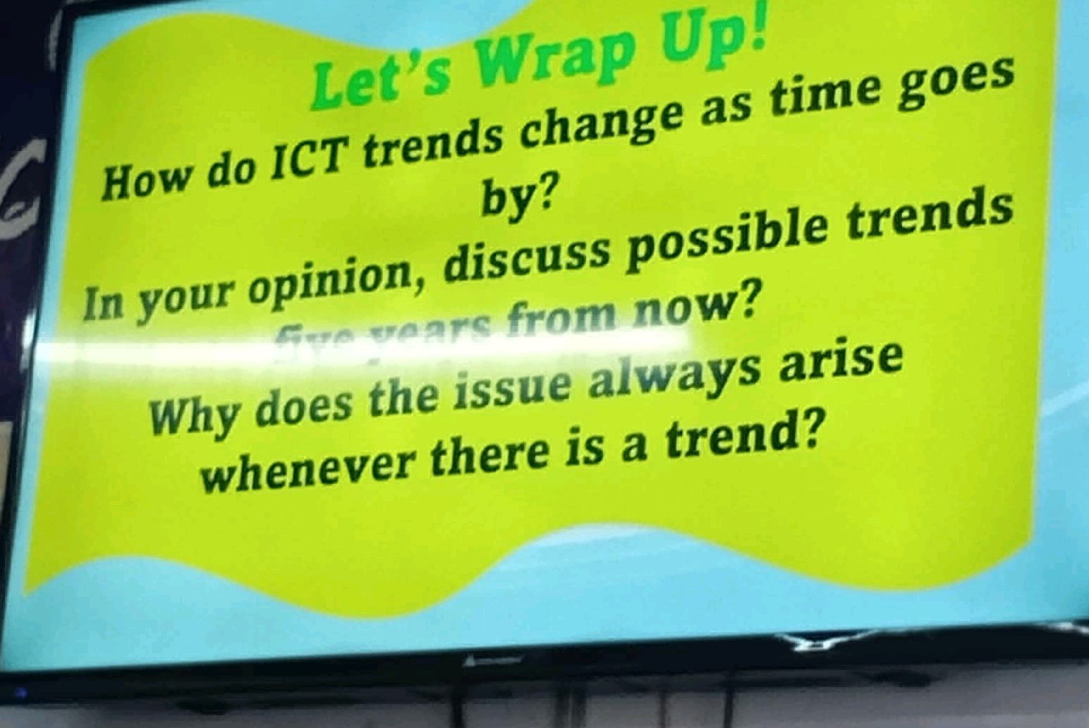 How do ICT trends change as time goes by? In