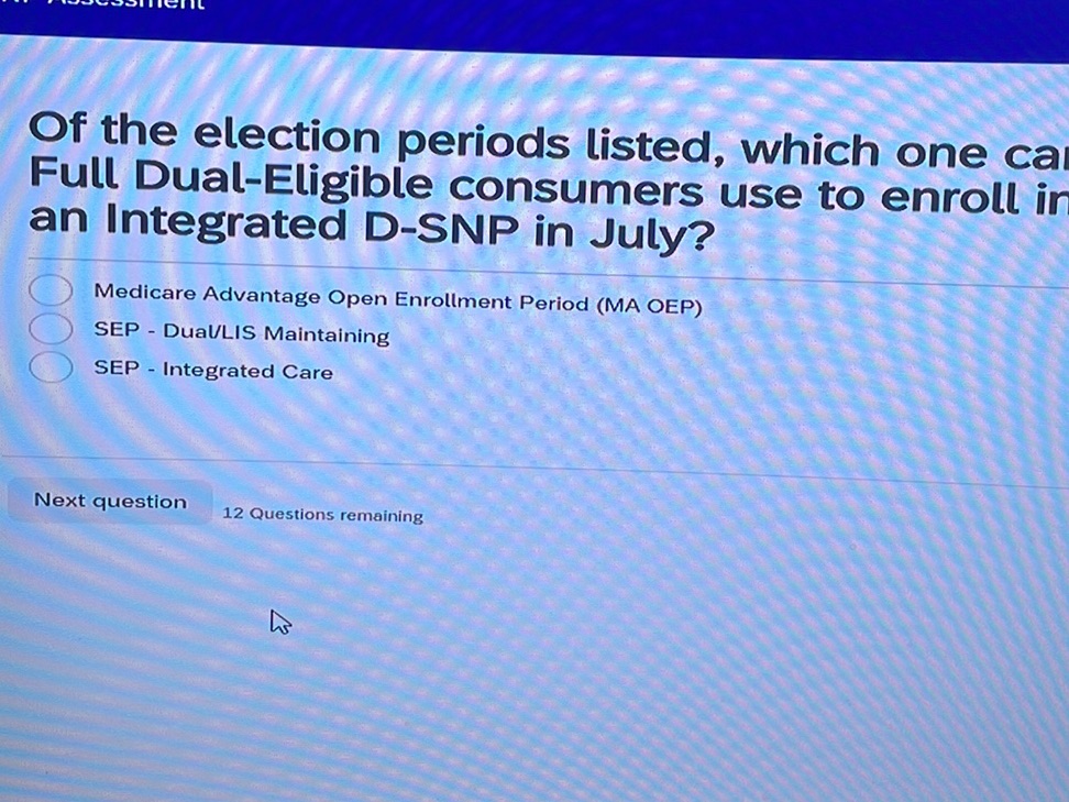Of the election periods listed, which one