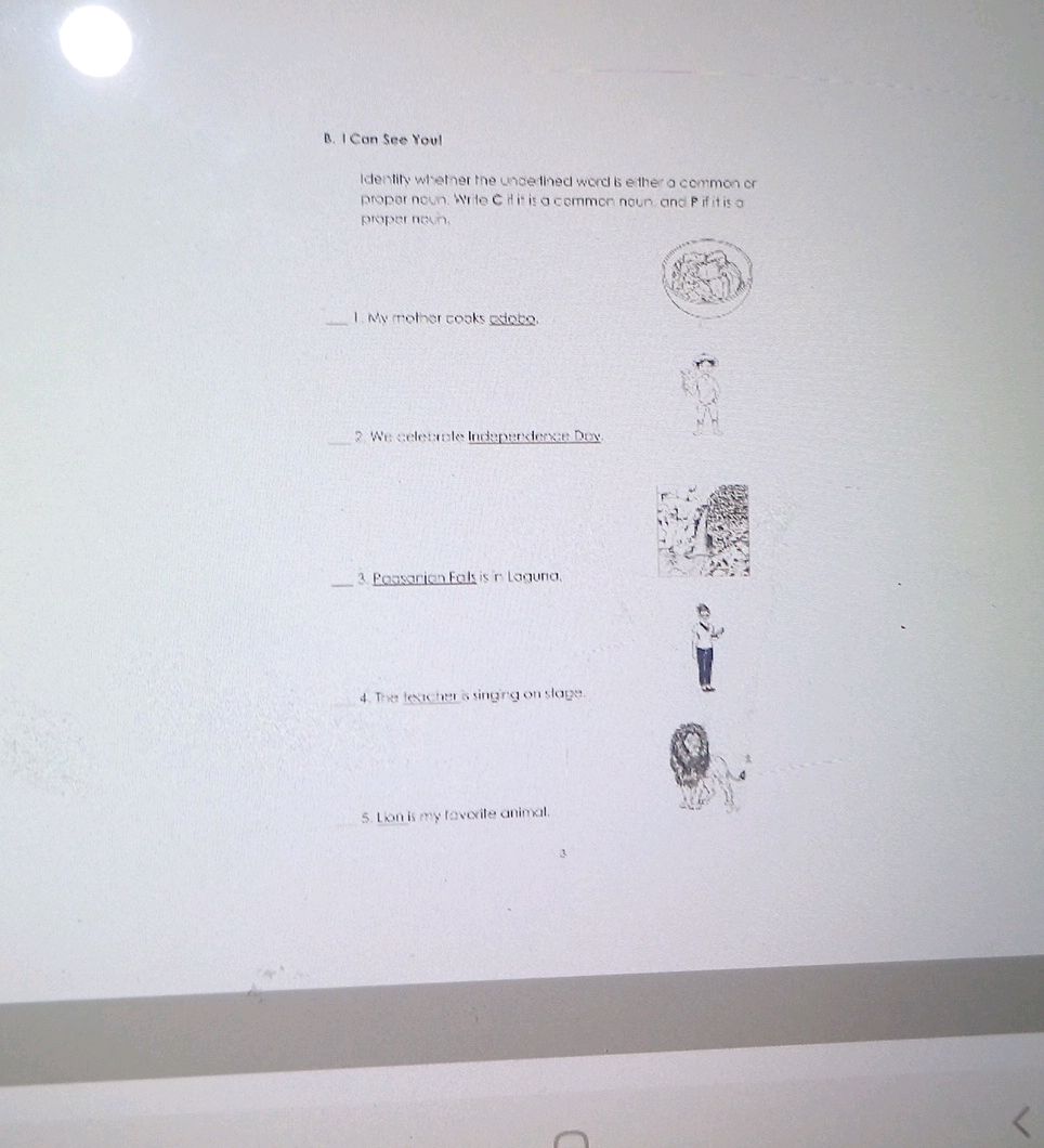 B. I Can See You! Identify whether the | StudyX