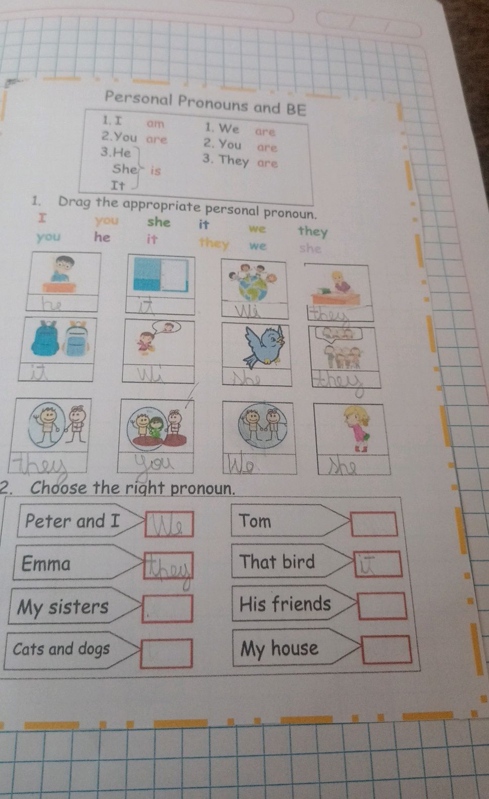 Personal Pronouns and BE 1. I am 1. We are | StudyX