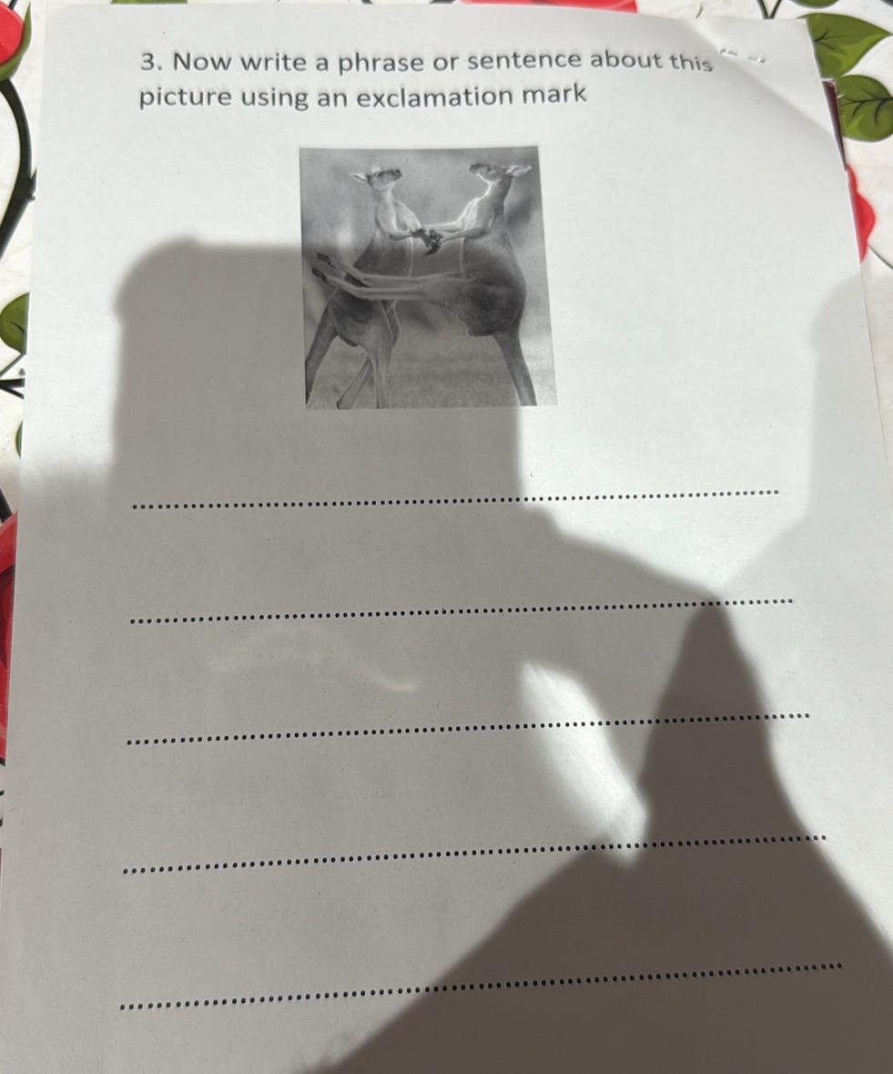 3. Now write a phrase or sentence about this | StudyX