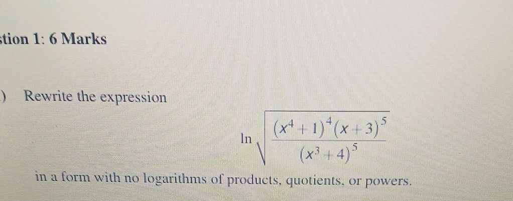 Rewrite the expression $ { | StudyX