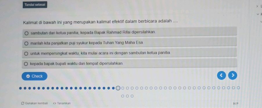 Kalimat di bawah ini yang merupakan kalimat | StudyX