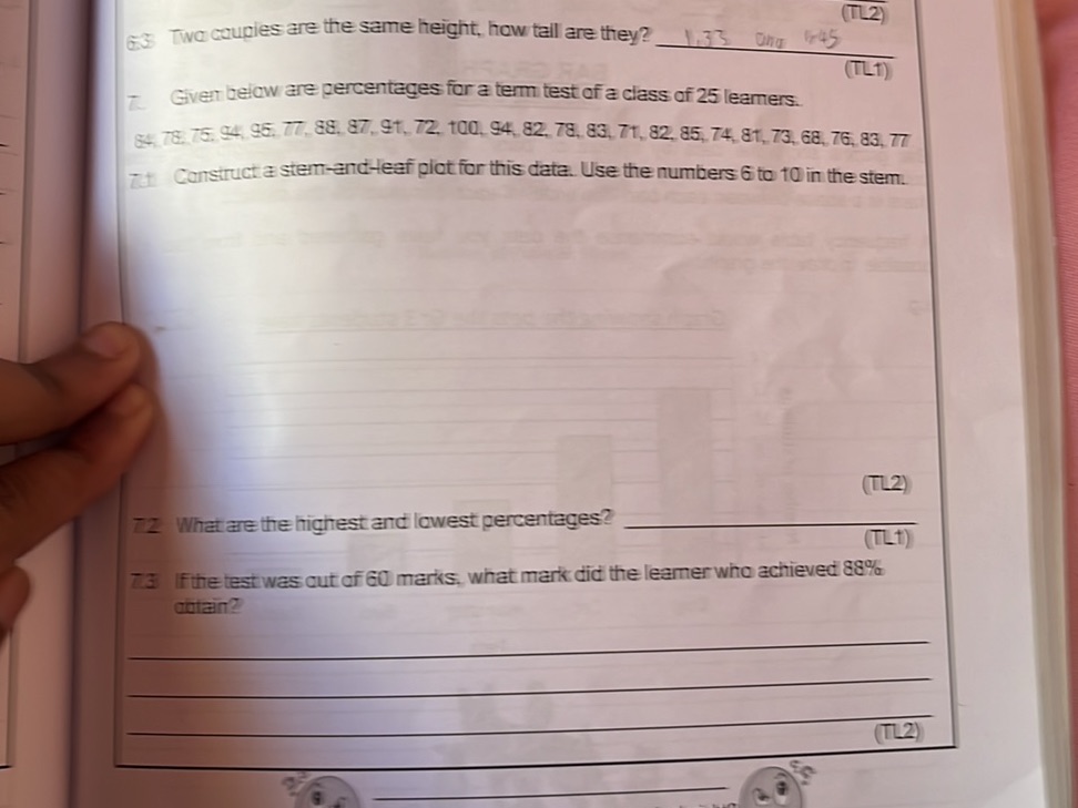 6.3. Two couples are the same height, how | StudyX