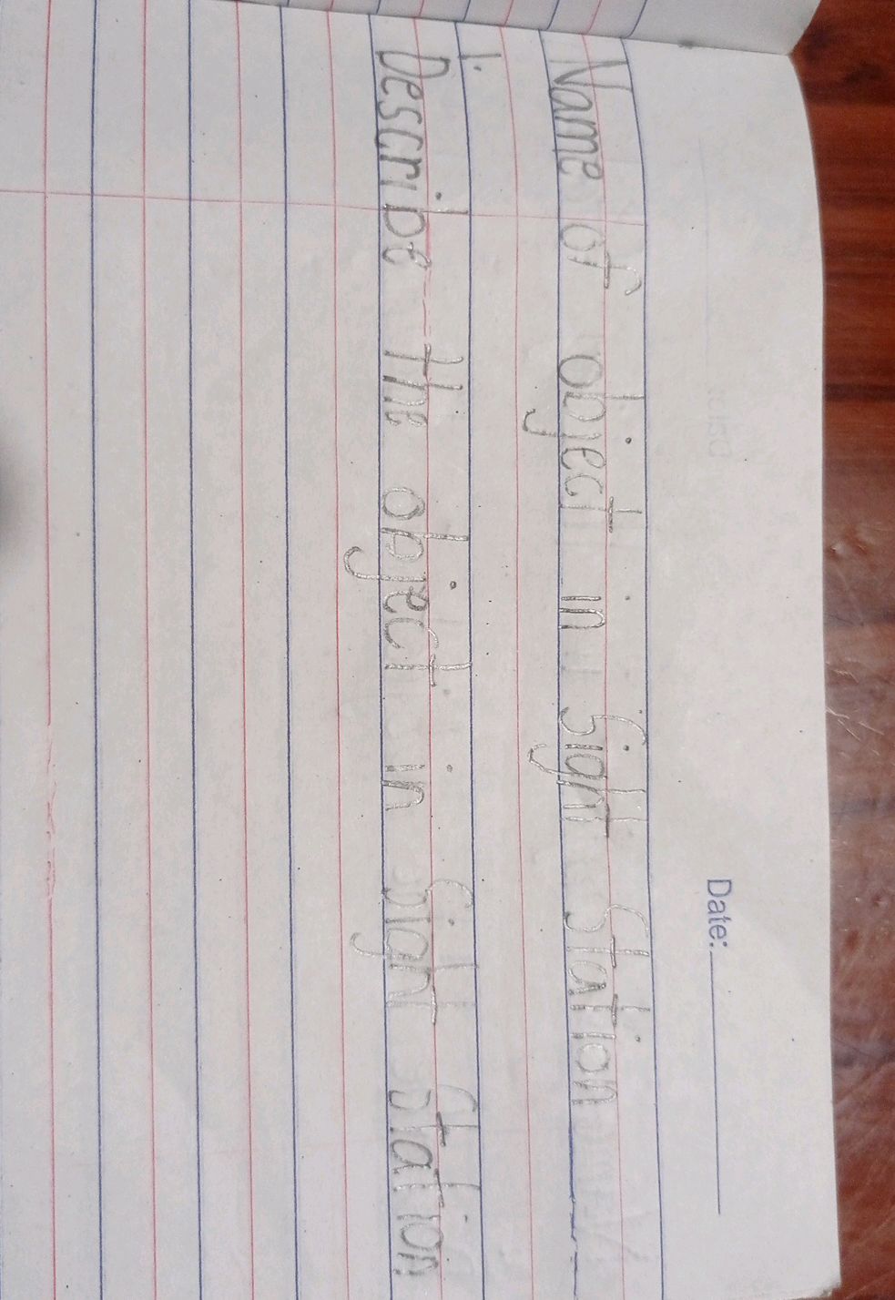 Describe the object in sight station | StudyX