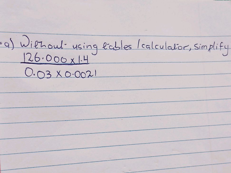 9) Without using tables / calculator, | StudyX